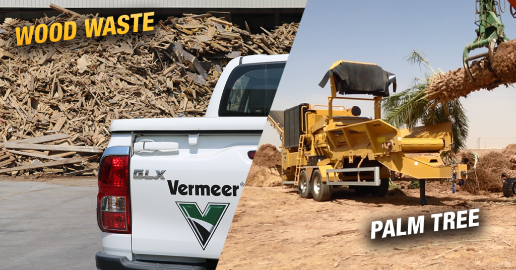Palm Tree Wood Waste Management In The UAE | Vermeer Middle East FZCO